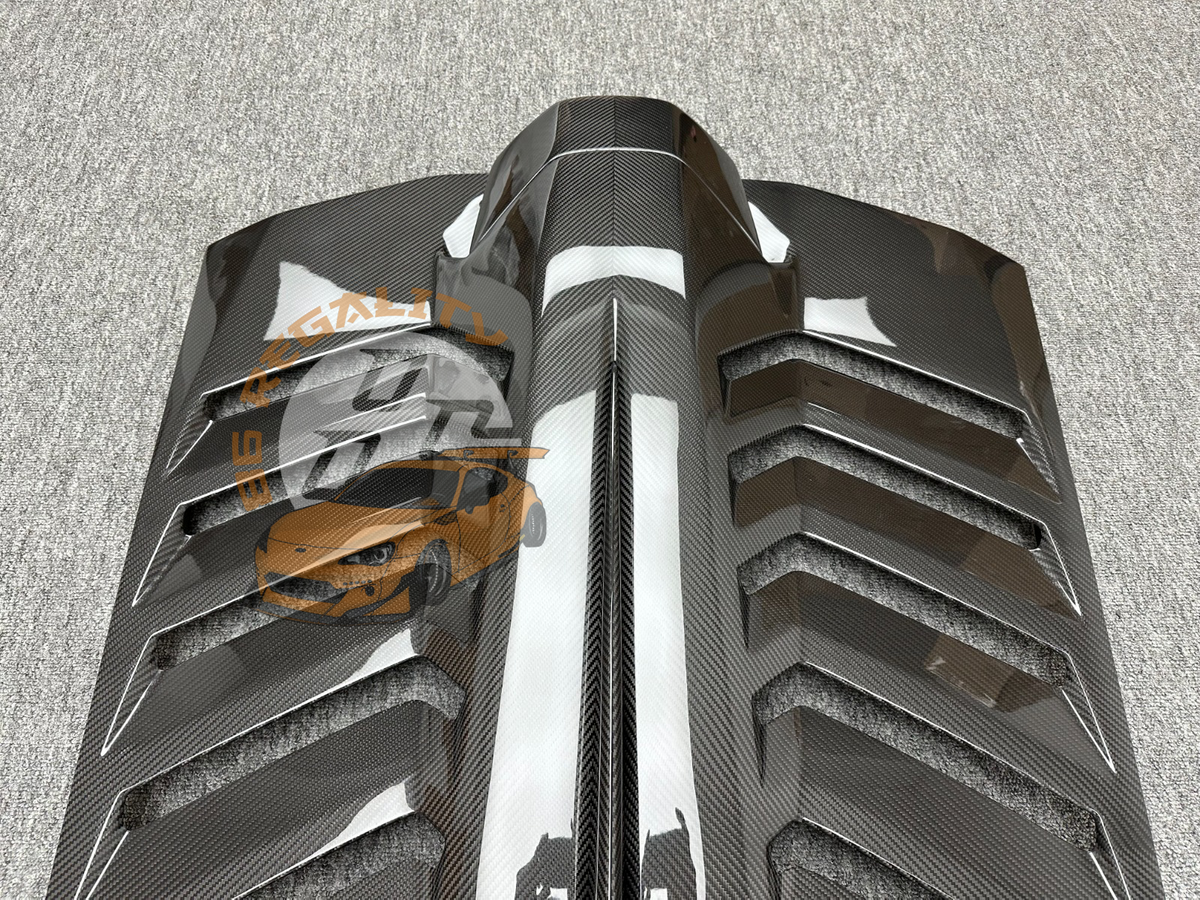 Carbon Fiber Engine Hood “STO” replaces the OEM Lamborghini Huracan ST ...