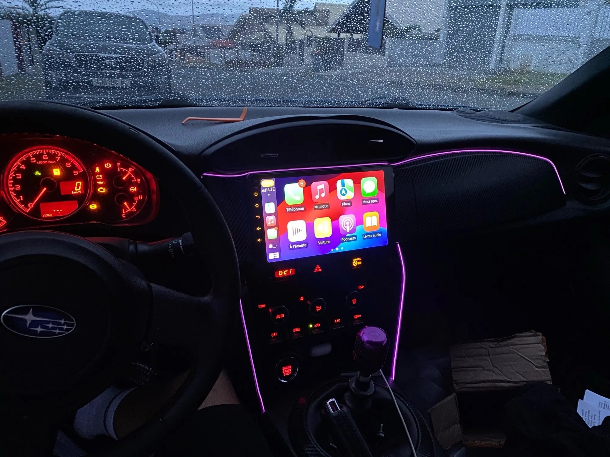 Subaru Brz Interior Night